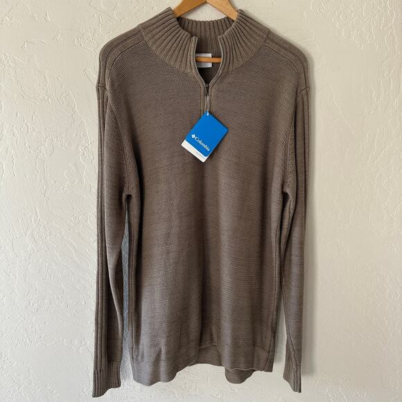 Columbia | Sweaters | Columbia Mens Roc Ii Half Zip Sweater New Size ...